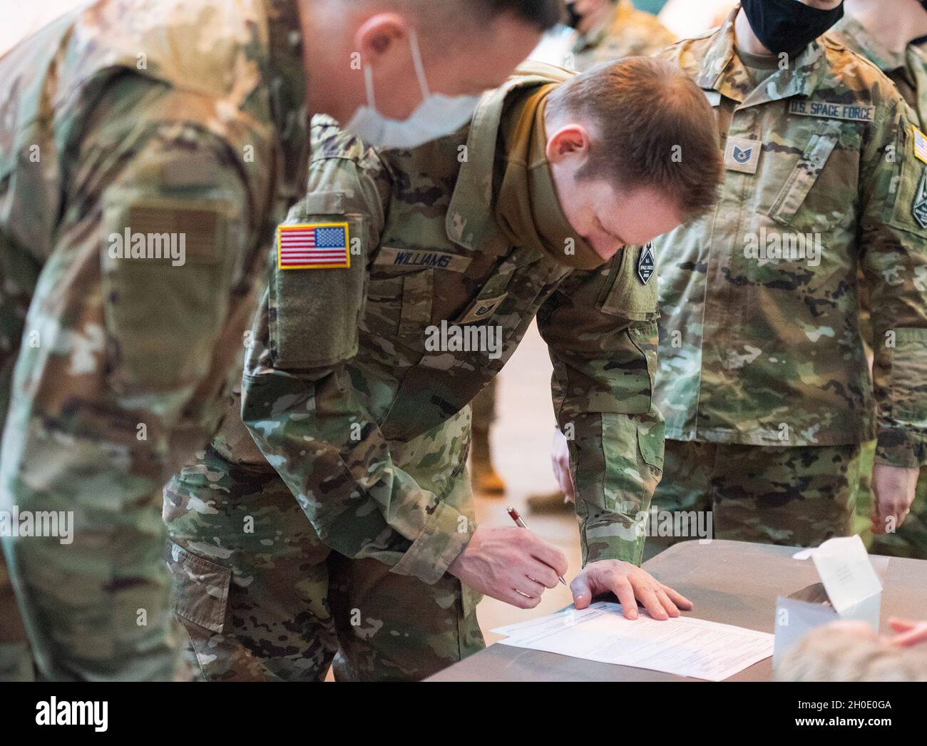 U.S. Space Force Staff Sgt. Ronald Williams, 73rd Intelligence ...