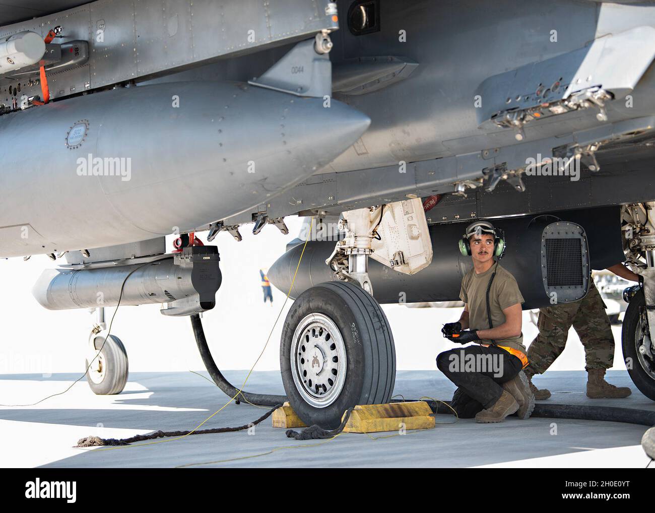 U.S. Air Force Senior Airman Colton Cambron, 332nd Air Expeditionary ...