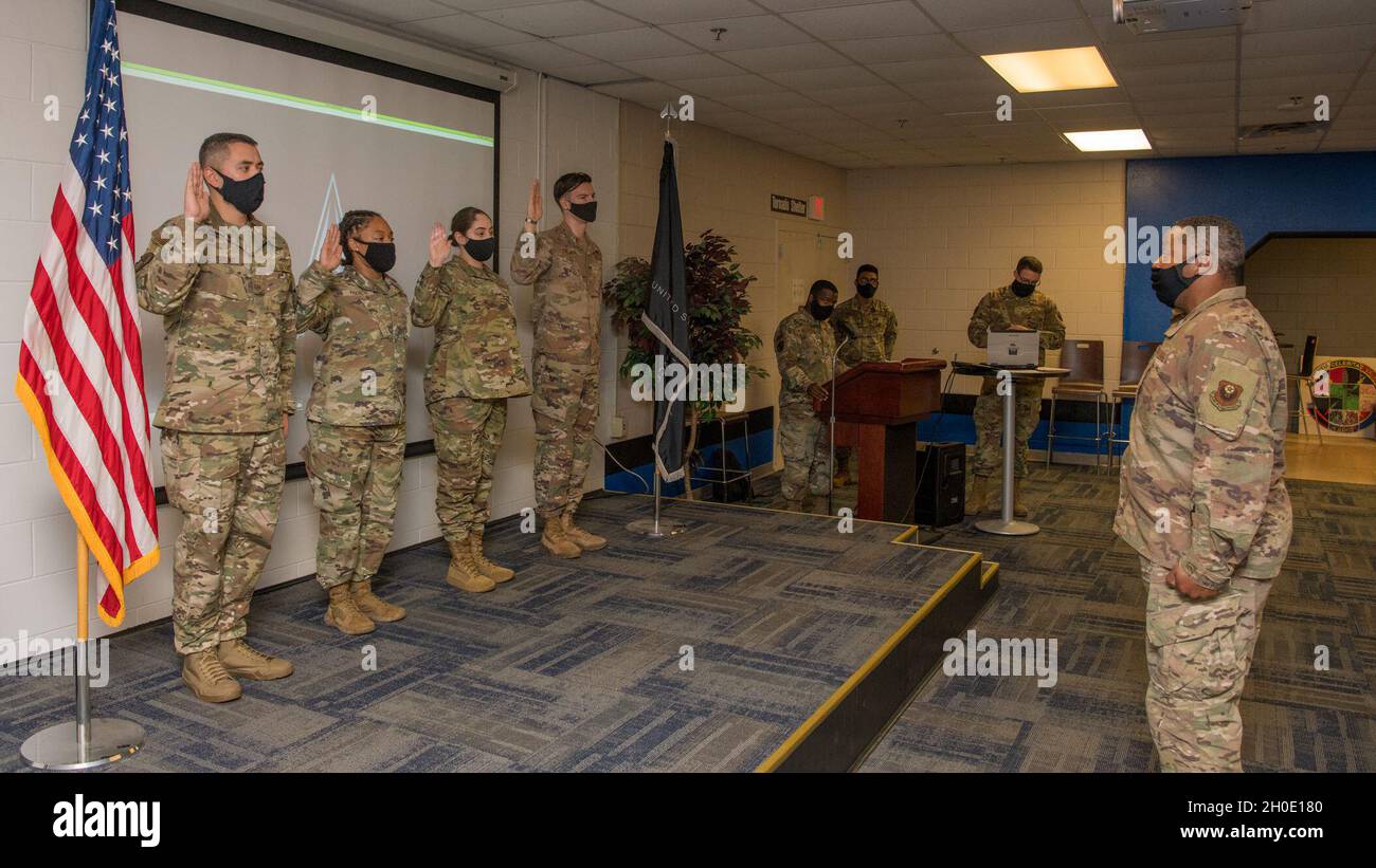 Four Air Commandos from the 1st Special Operations Communications ...