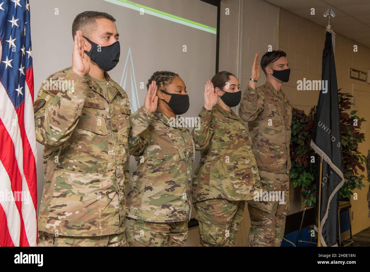 Four Air Commandos from the 1st Special Operations Communications ...