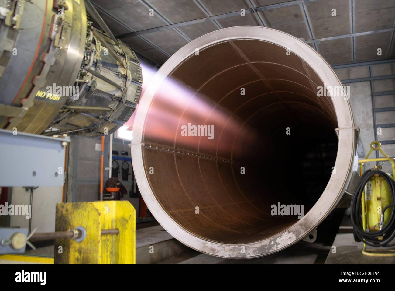 The 18th Component Maintenance Squadron Propulsion Flight, tests an F ...