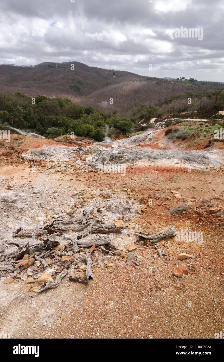 monterotondo landscapes in the countryside of Tuscany in Italy Stock ...