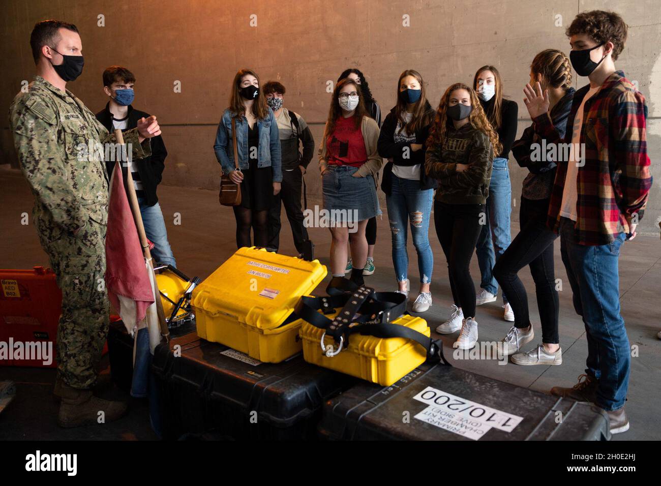 NAVAL SUPPORT ACTIVITY NAPLES, Italy (Feb 5, 2021) Grant Mitchell, a ...