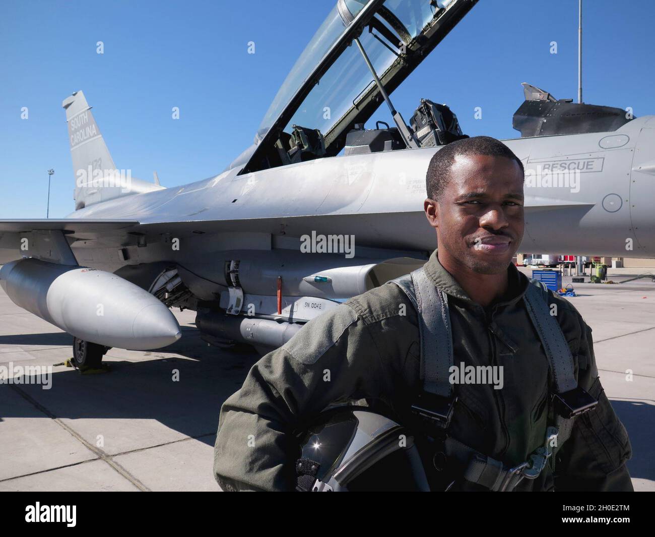 U.S. Air Force Tech. Sgt. Maceo Nelson receives an incentive flight ...