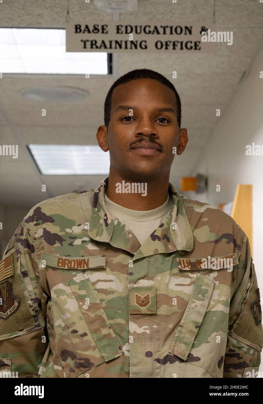 U.S. Air Force Tech. Sgt. Aaron Brown, 125th Fighter Wing training ...