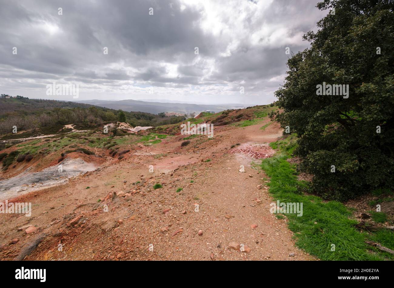 monterotondo landscapes in the countryside of Tuscany in Italy Stock ...