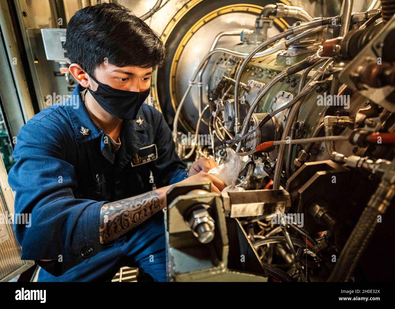 Machinist Mate 3rd Class Mark Magtibay, from San Pablo City ...