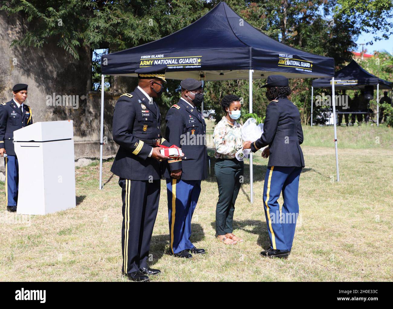 Kadia D. Joseph, daughter of newly promoted Lt. Col. Derek A. Joseph ...