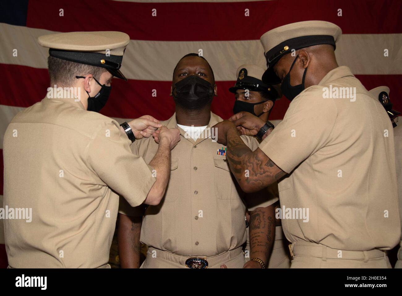 Chief Aviation Boatswain's Mate (Equipment) Demario Belk, from ...