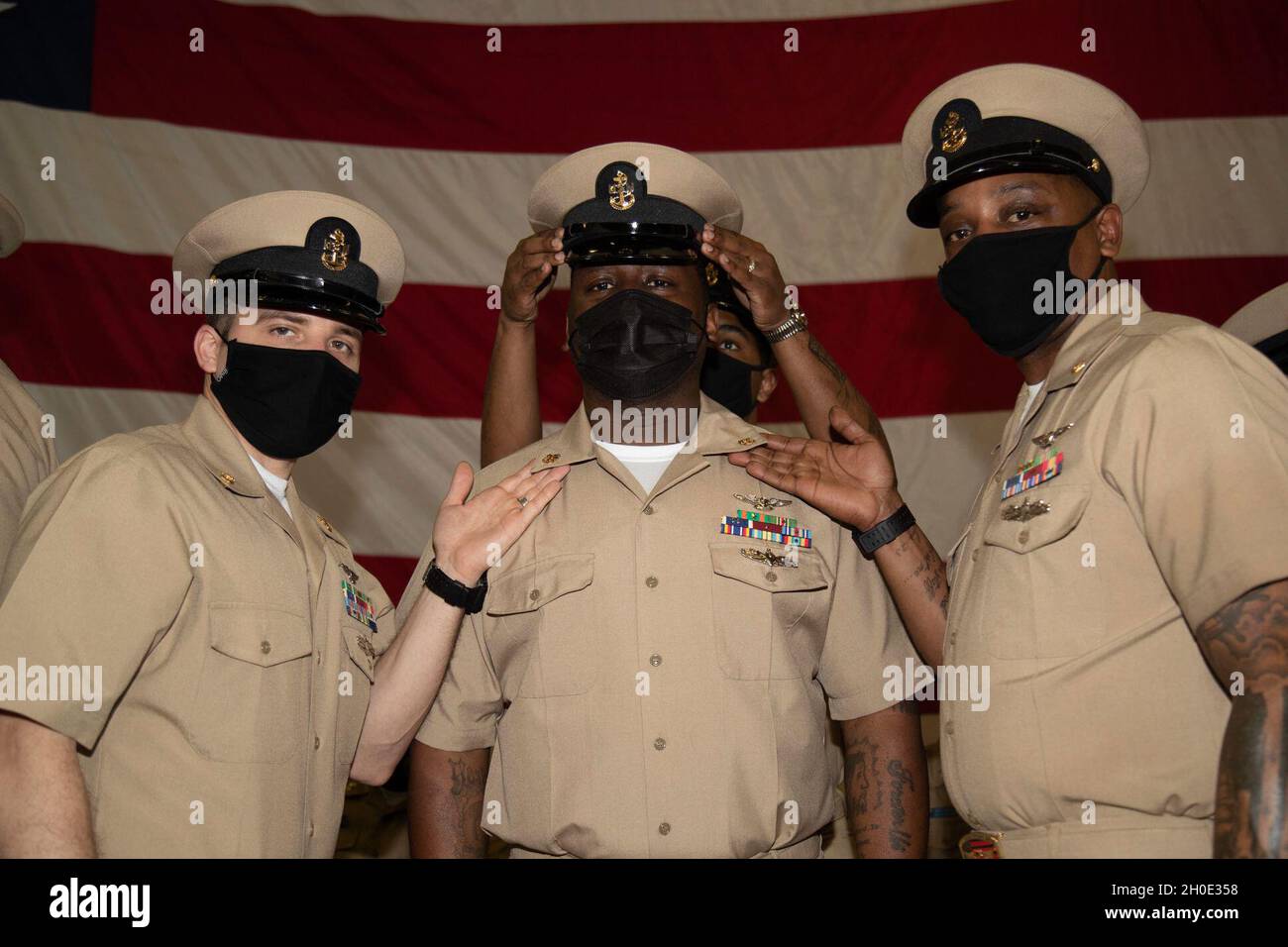 Chief Aviation Boatswain's Mate (Equipment) Demario Belk, from ...
