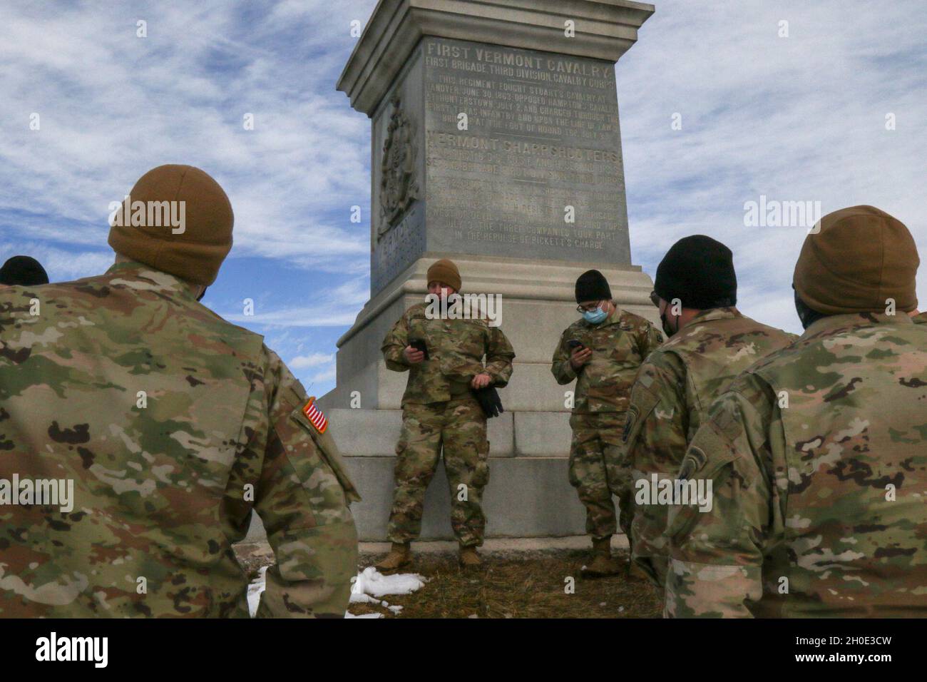 U. S. Army Soldiers with the 1-172nd Cavalry, 86th Infantry Brigade ...