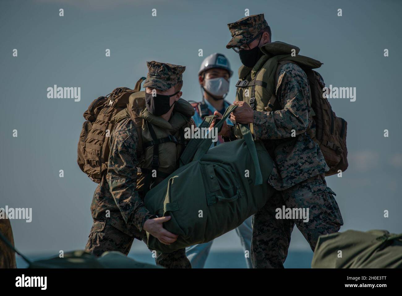 U.S. Marines with Combat Logistics Regiment (CLR) 3, 3d Marine ...