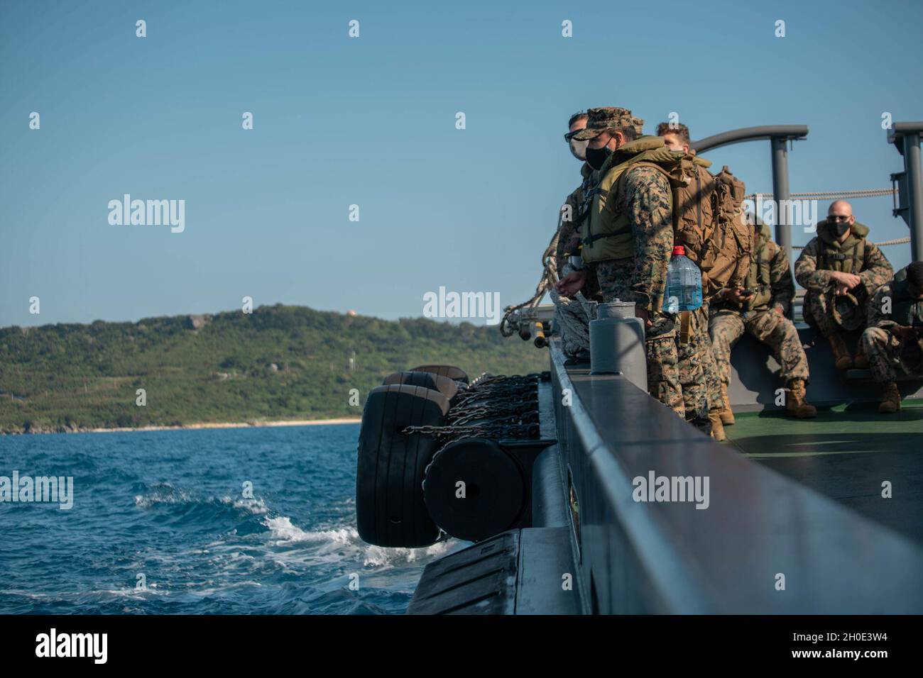 U.S. Marines with Combat Logistics Regiment (CLR) 3, 3d Marine ...
