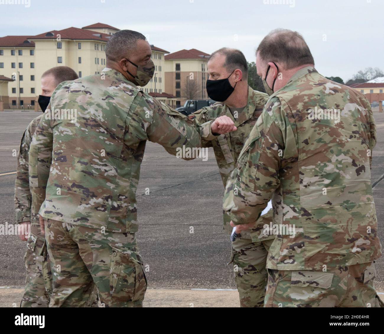Chief Master Sgt. Timothy White (left), Air Force Reserve Command ...