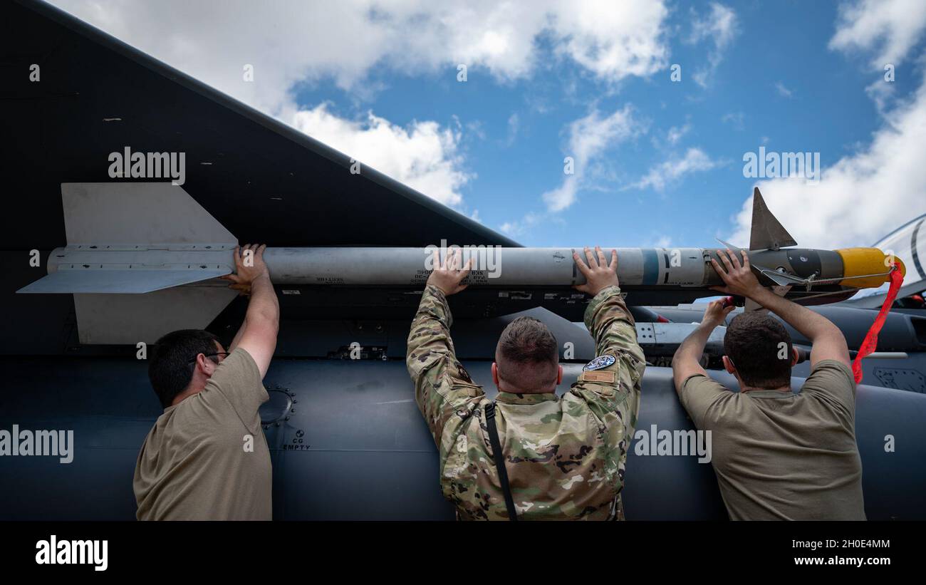U.S. Air Force Airmen assigned to the 492nd Aircraft Maintenance Unit ...