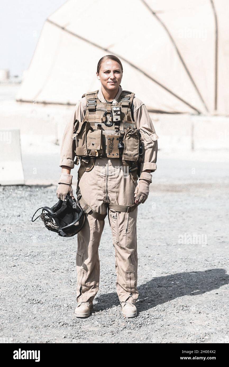 U.S. Marine Corps Capt. Barbara Lesko, an MV-22 Pilot with Special ...