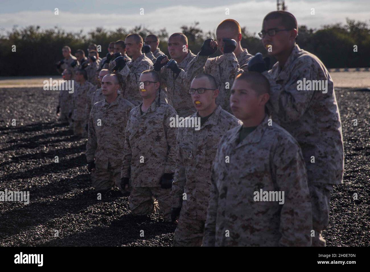 Recruits With Kilo Company 3rd Recruit Training Battalion Participate