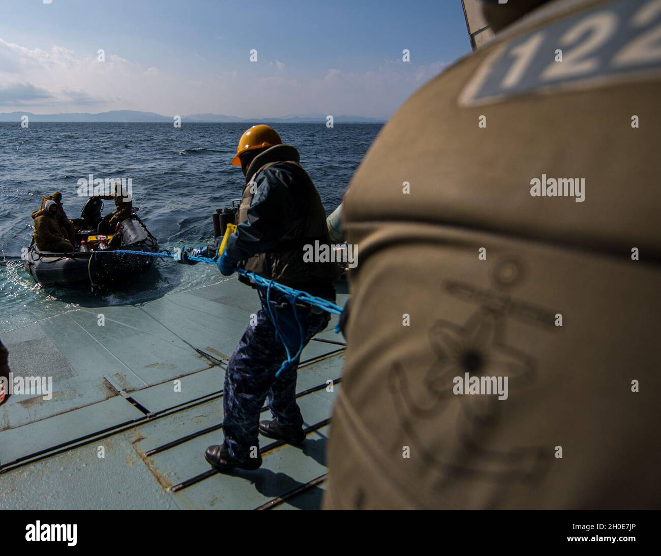 210208-N-ER806-1118 ISE BAY, Japan (Feb. 8, 2021) Sailors deployed with ...