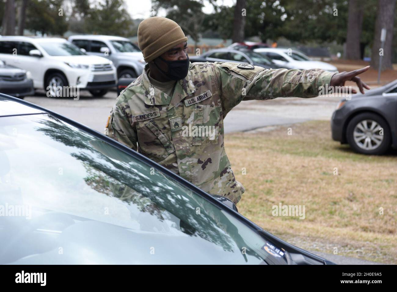 U.S. Army Staff Sgt. Zackarie Sanders, 3648th Maintenance Company ...