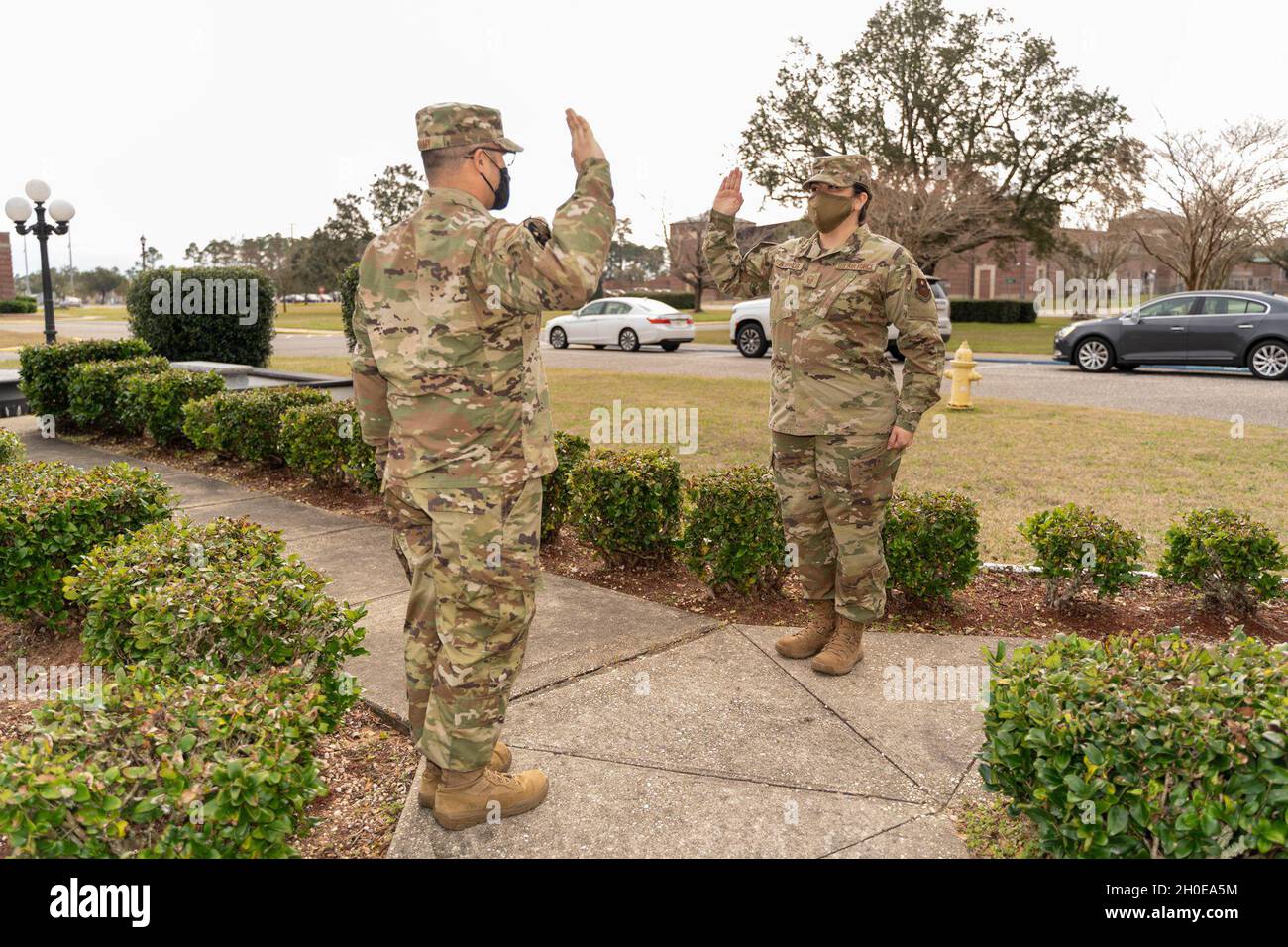 210209-N-BQ121-0001 PENSACOLA, Fla. (Feb. 9, 2021) Air Force Maj ...
