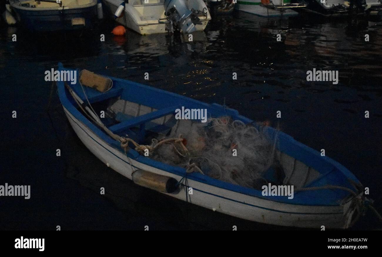 Simple fishing boat hi-res stock photography and images - Alamy