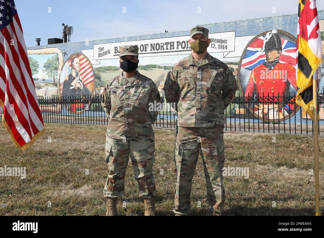 U.S. Army, Brig. Gen. Janeen Birckhead, commander of the Maryland Army ...