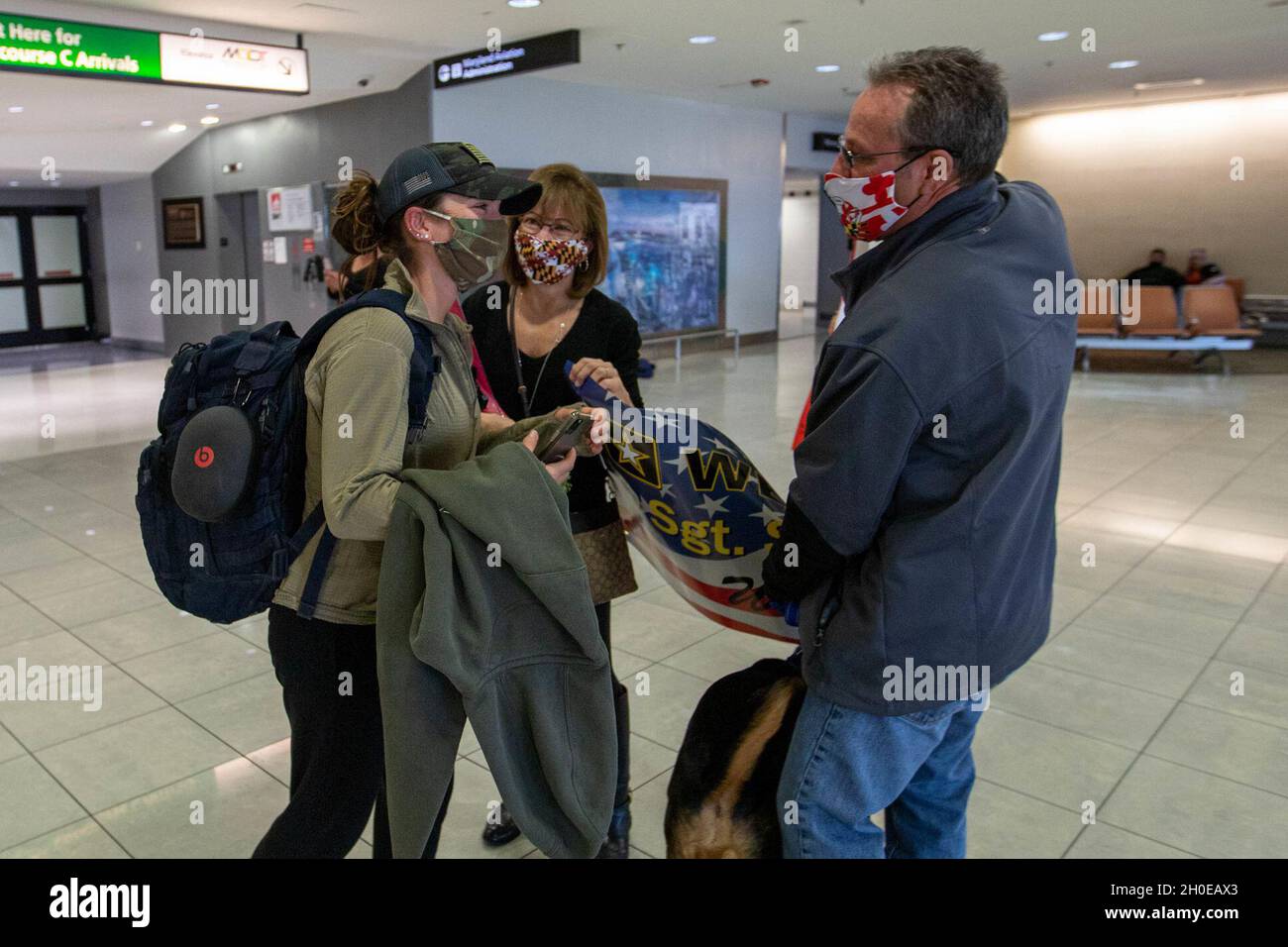 Members of the Maryland Army National Guard’s 58th Expeditionary ...
