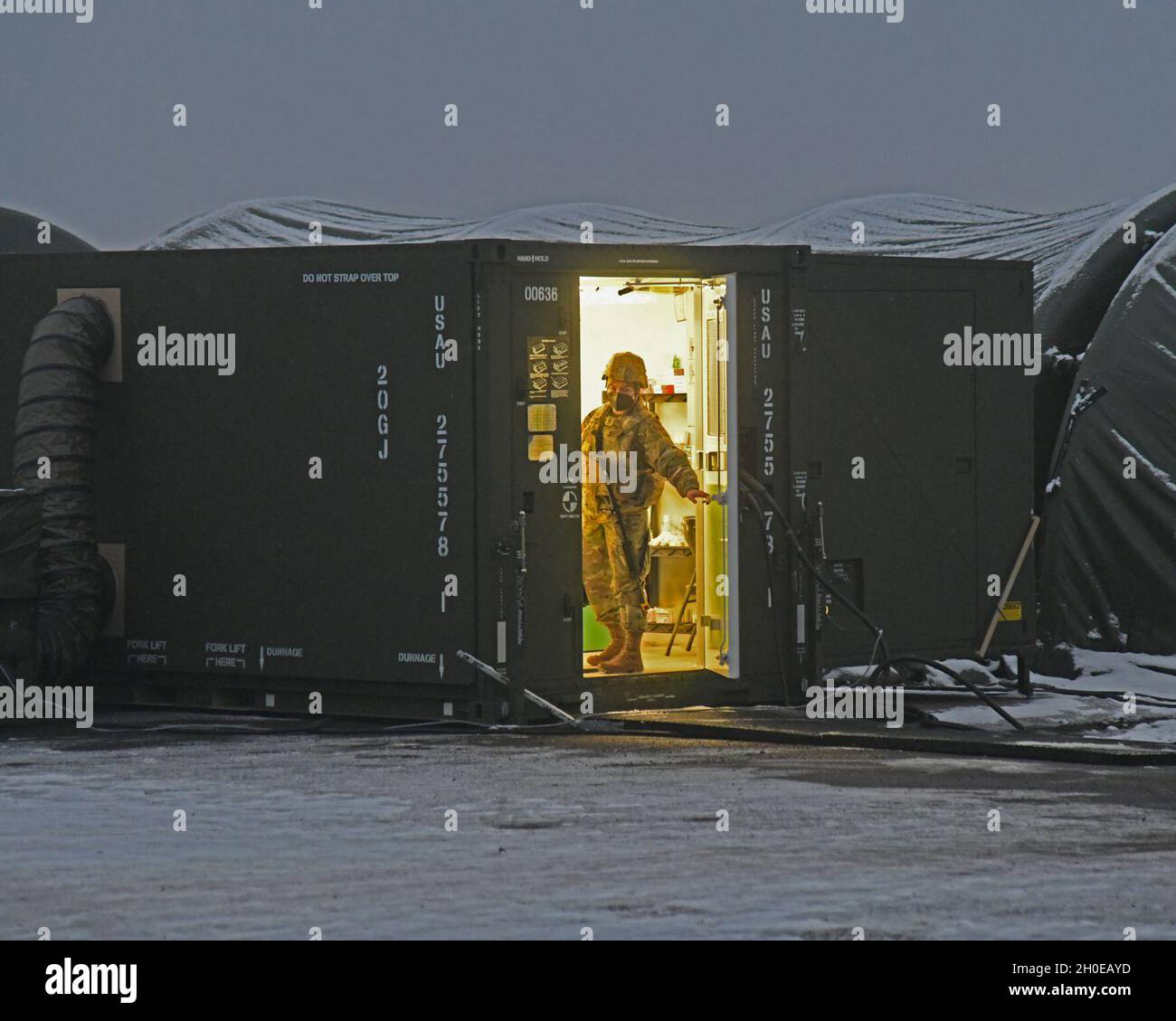 Watch out for the first morning light on the U.S. Army Airfield. The ...