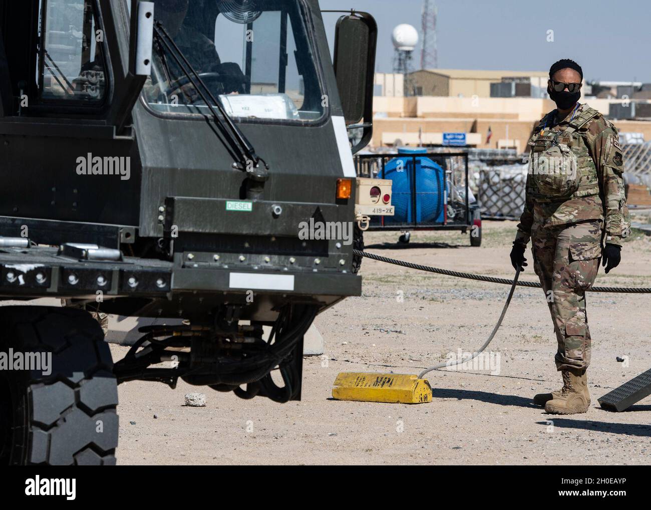 Airmen assigned to the 387th Air Expeditionary Squadron are taking part ...