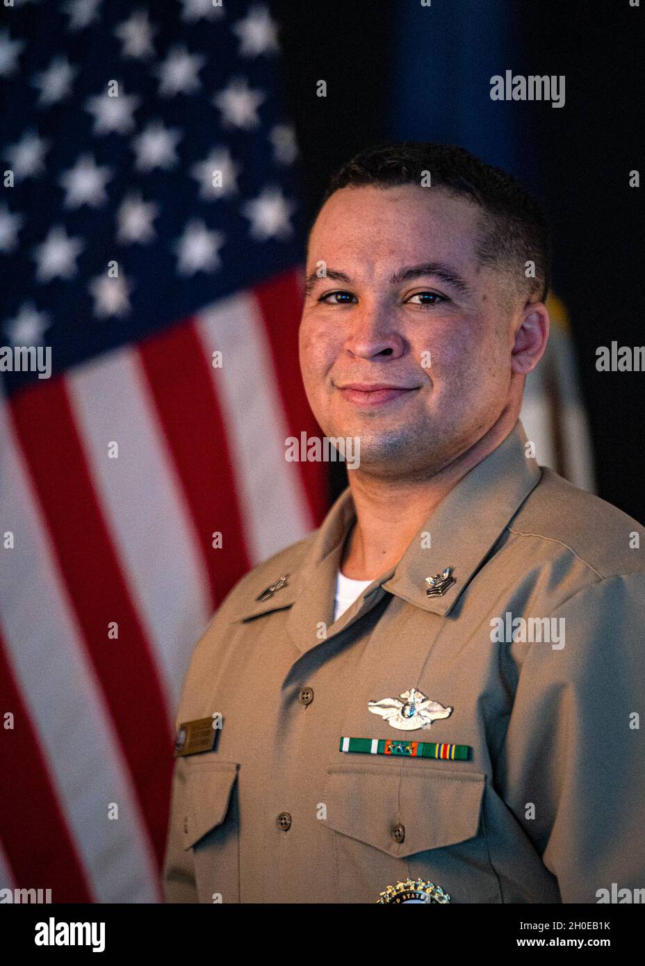 BOSTON (Feb 9, 2021) Hospital Corpsman 1st Class Alex Locklear, from ...