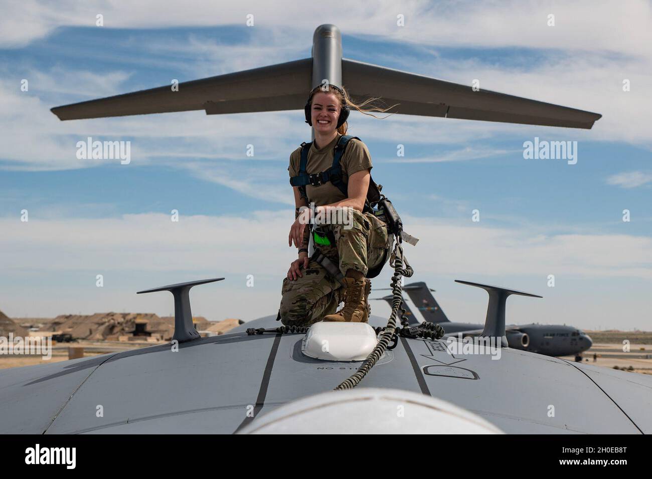 U.S. Air Force Senior Airman Jilian Strickland, C-17 Globemaster III ...