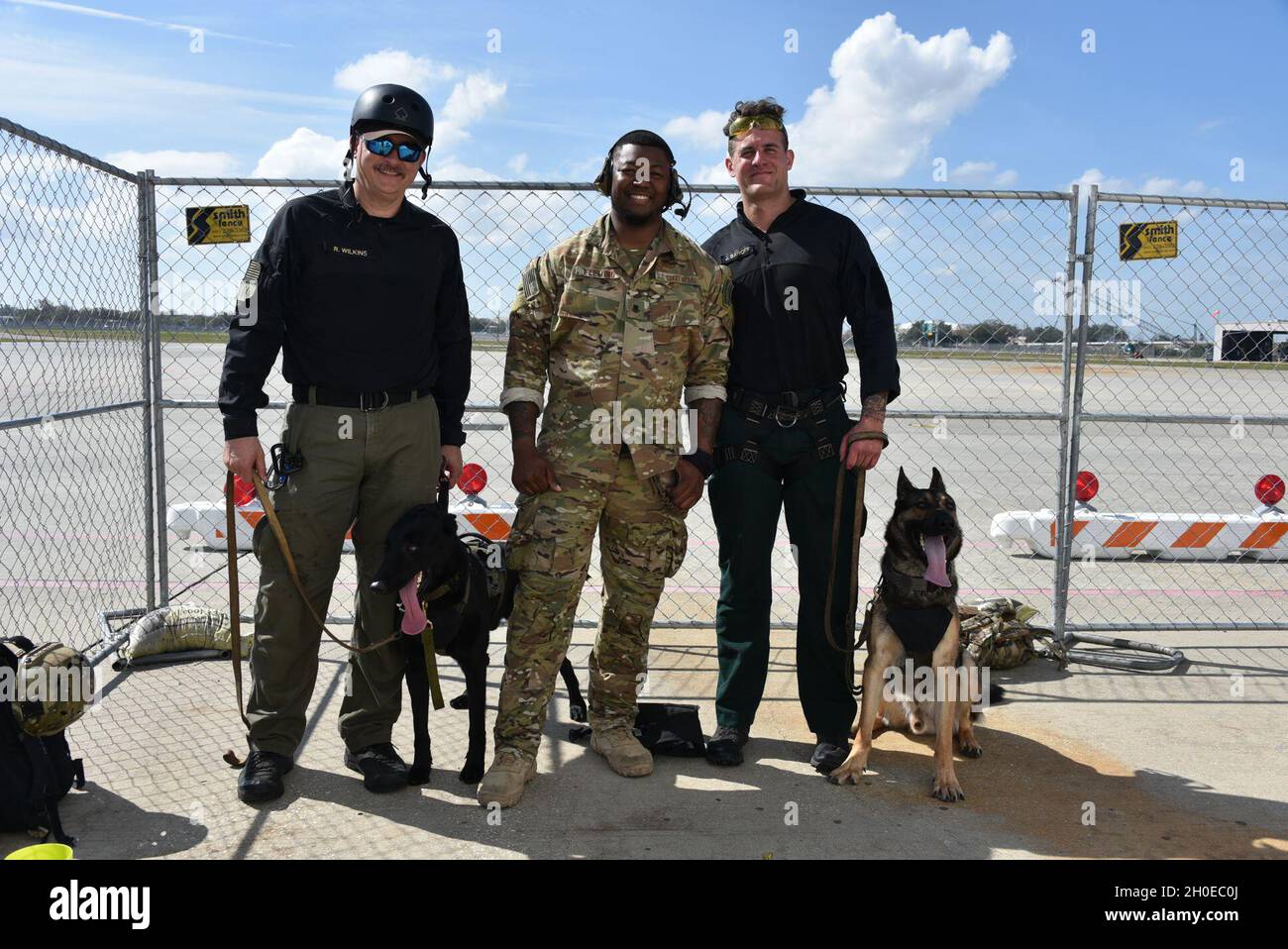 Petty Officer 2nd Class Terrell Fleming along with Pasco County Sheriff ...