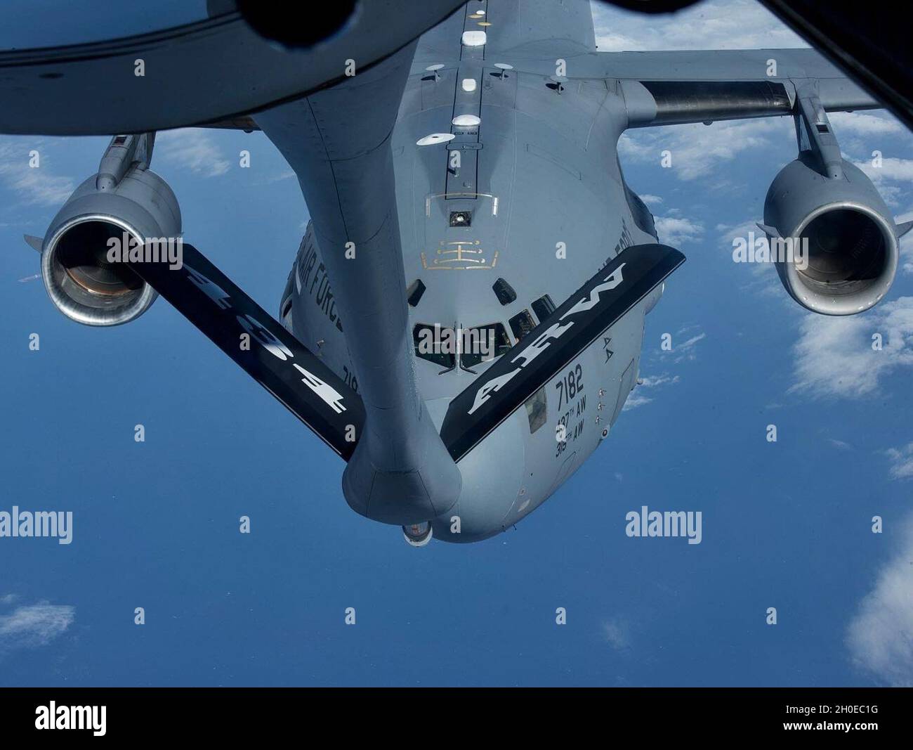 A U.S. Air Force KC-135 Stratotanker with the 434th Air Refueling Wing ...