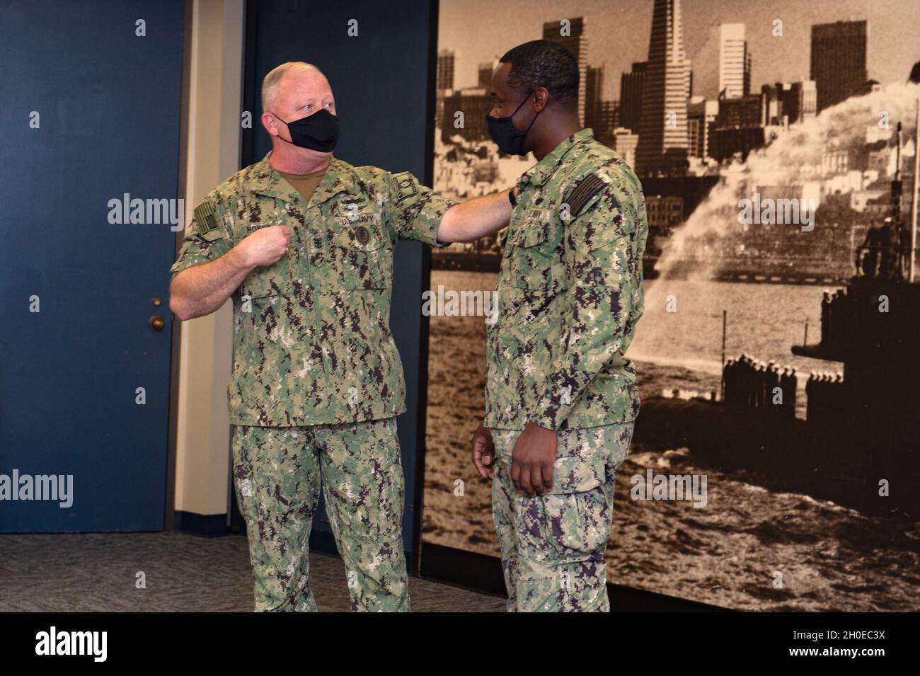 210210-N-EA818-0023 (SAN DIEGO)- Fleet Master Chief Jim Honea, Fleet ...