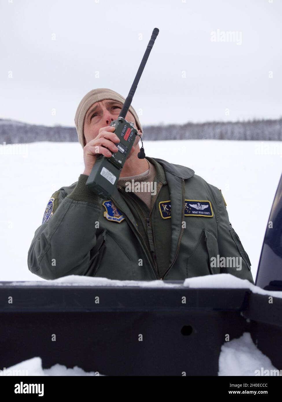 Alaska Air National Guard Master Sgt. Ryan Conti, 211th Rescue Squadron ...