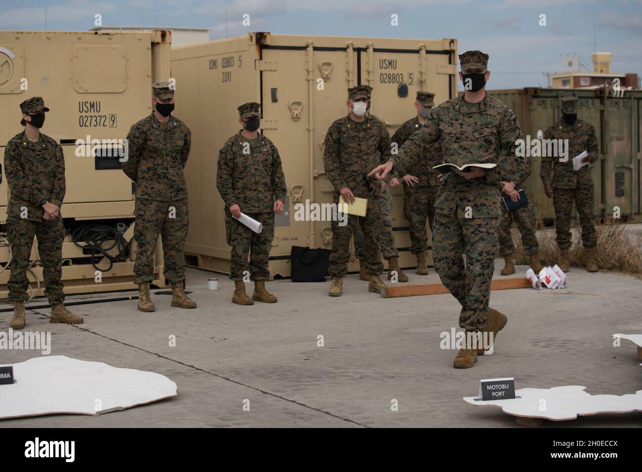 WO John Lamb, a visual information officer with Combat Logistics ...