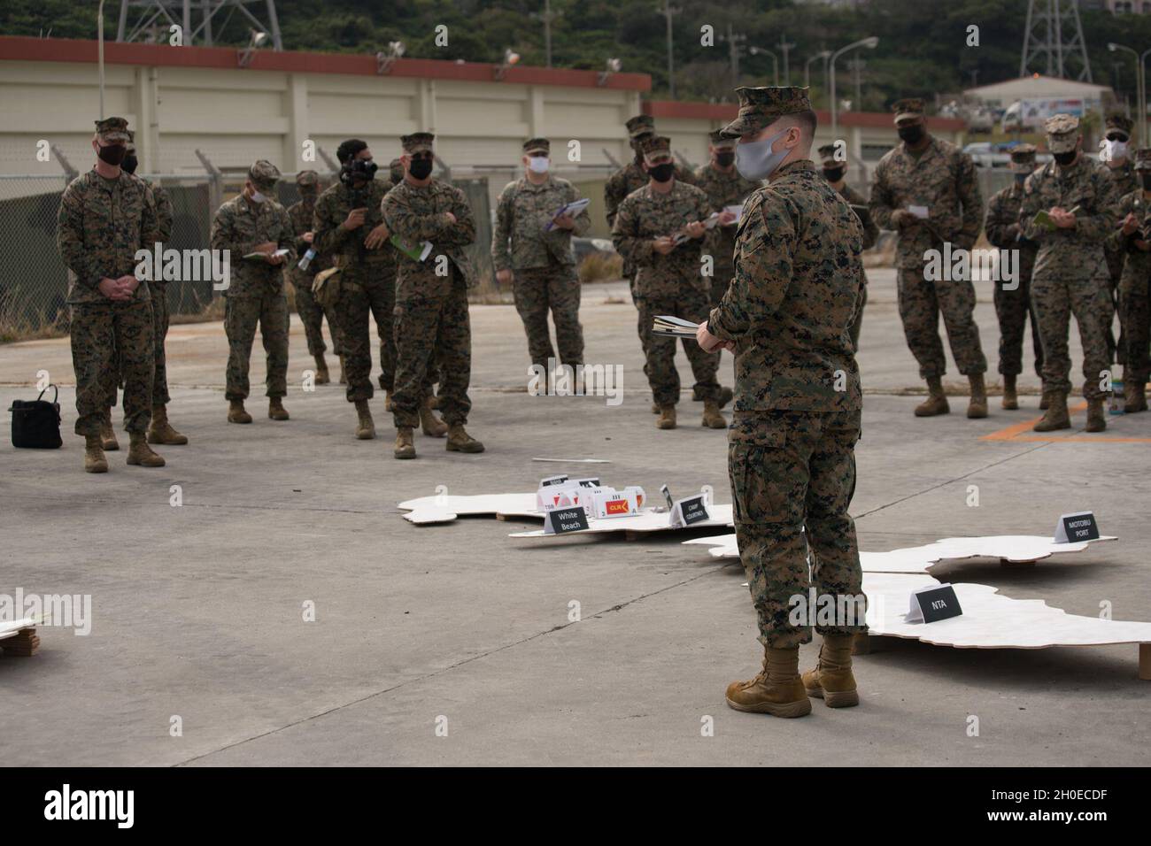 1st Lt. Cameron Slusser, a manpower officer with Combat Logistics ...