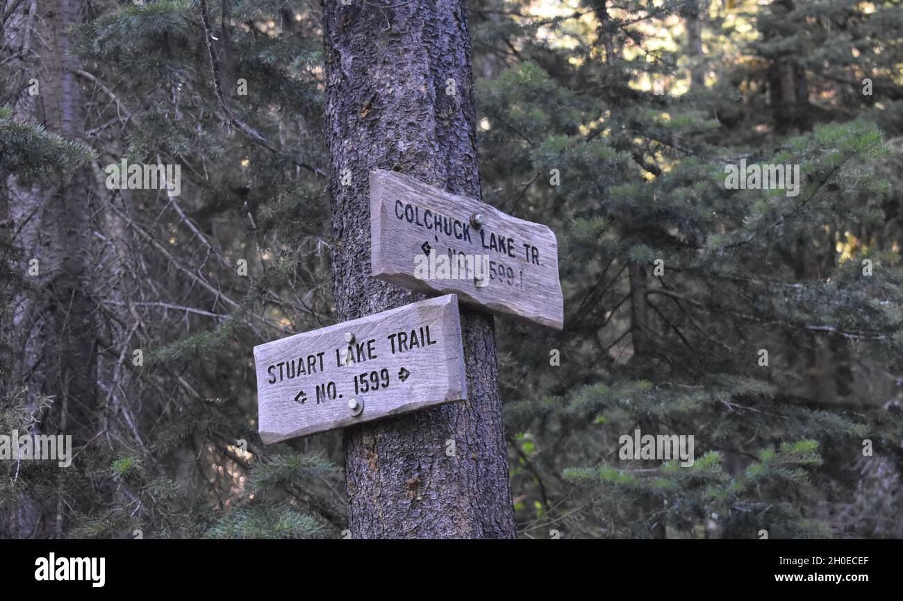 Fork in trail hi-res stock photography and images - Alamy