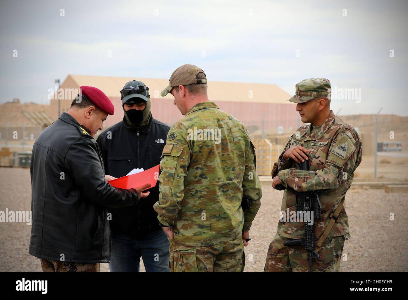Iraqi security forces received more than 100 pallets of small arm ...
