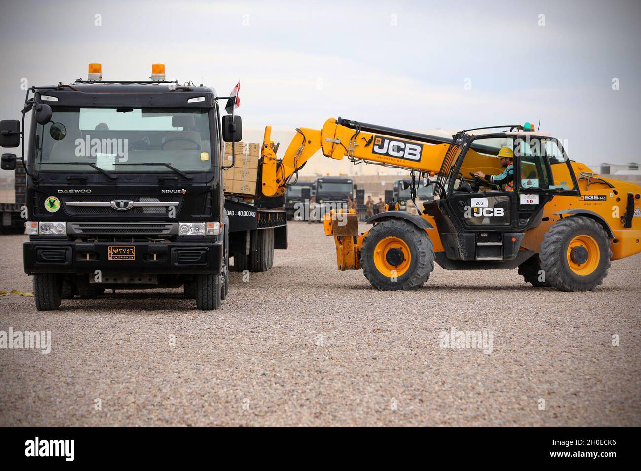 Iraqi security forces received more than 100 pallets of small arm ...