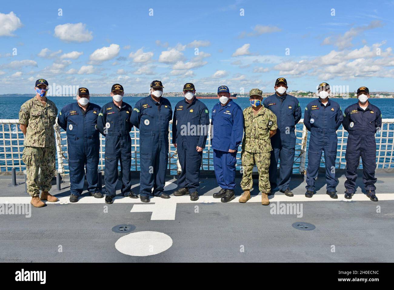 U.S. Coast Guard Capt. Adam Morrison, commanding officer of the USCGC ...