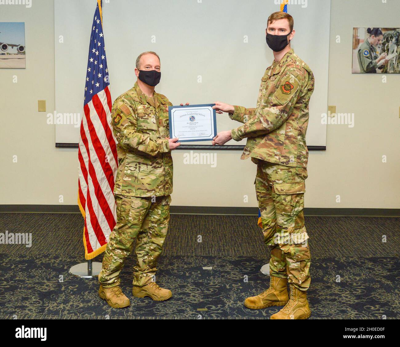 Senior Airman Ryan Koch graduates ALS Stock Photo - Alamy