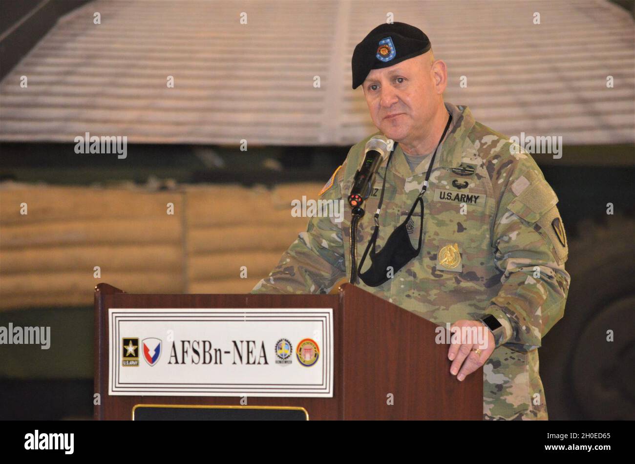 Command Sgt. Maj. John G. Ruiz, retiring command sergeant major of the ...