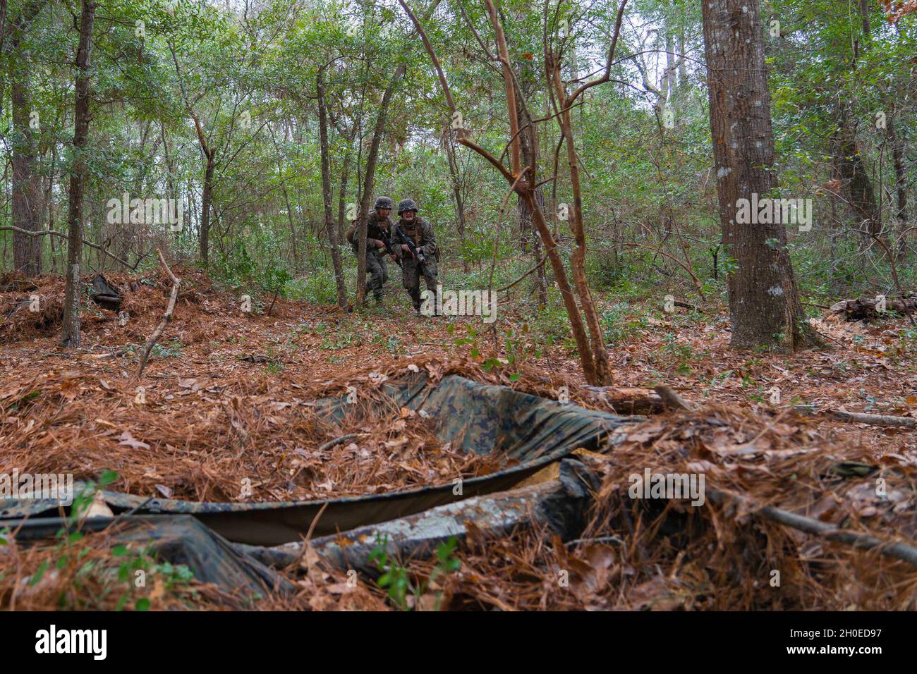 U.S. Marine Corps Lance Cpl. Nicholas Murawski and Cpl. Jeremiah ...