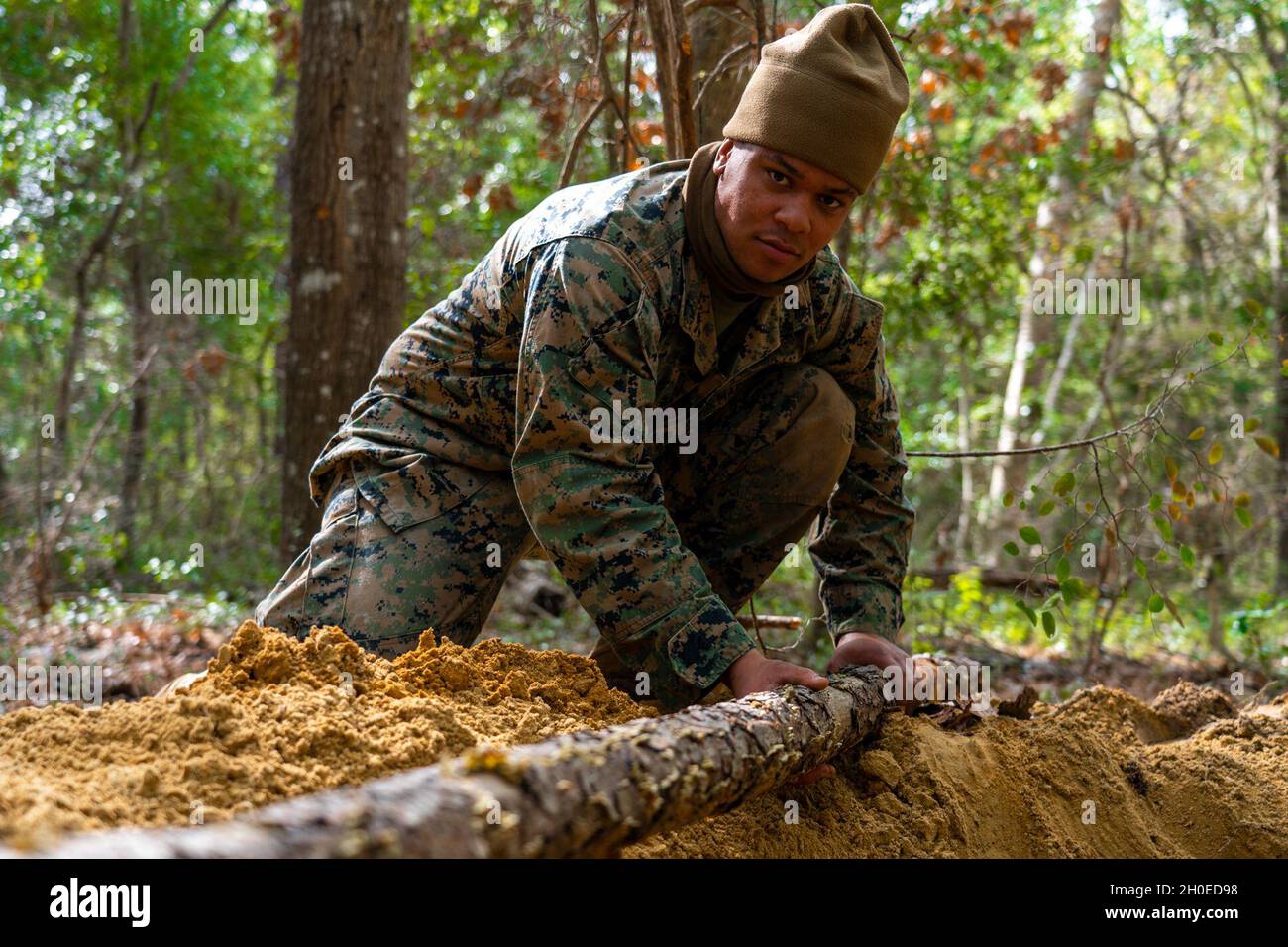 U.S. Marine Corps Cpl. Joshua Payne, ground electronics transmission ...