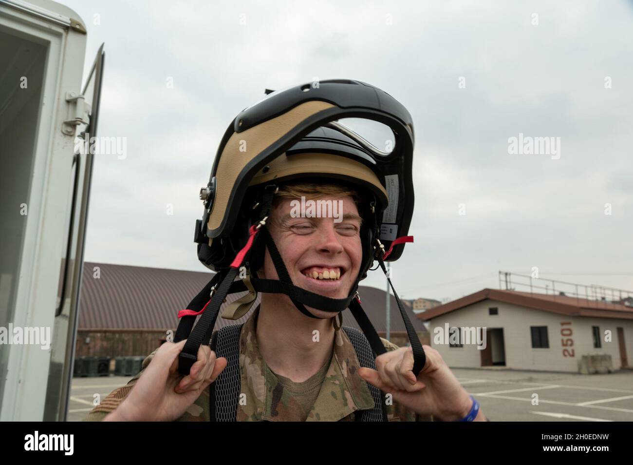 Senior Airman Andrew Newman, 51st Civil Engineer Squadron explosive ...