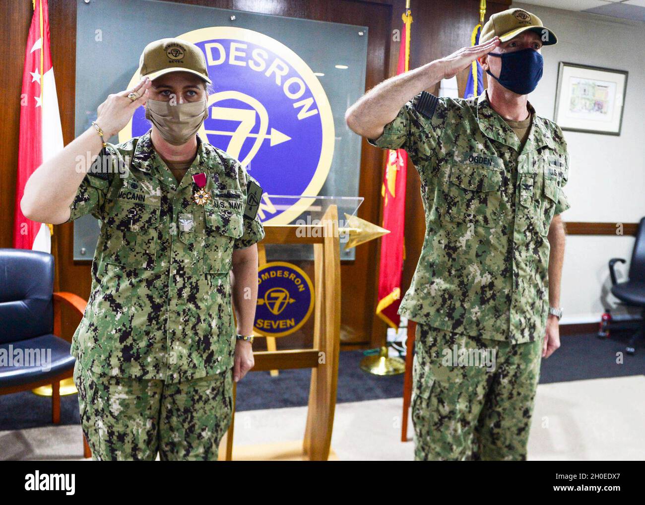 210211-N-UA460-0084 SINGAPORE (Feb. 11, 2021) – Capt. Tom Ogden ...