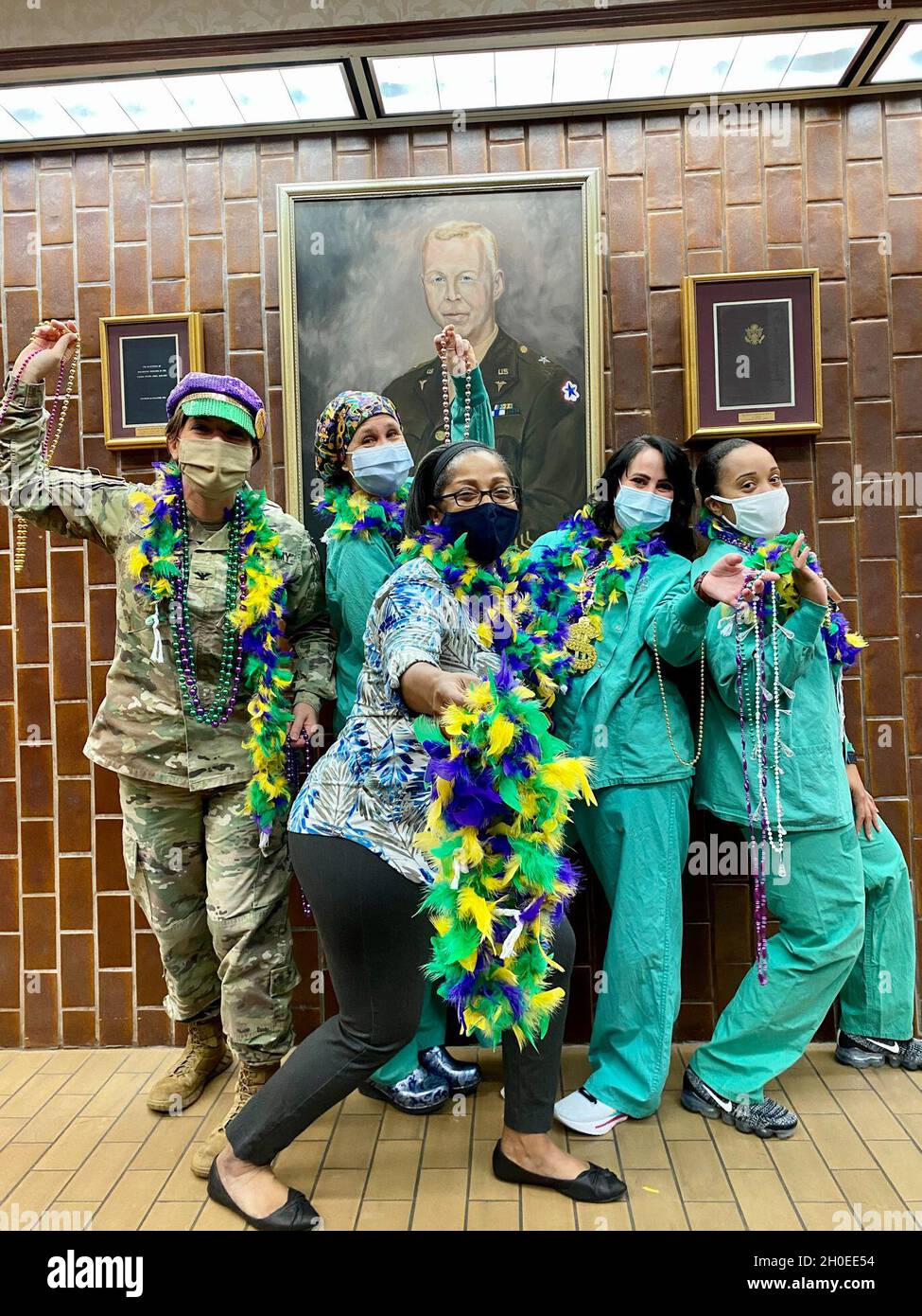 Nurses at Bayne-Jones Army Community Hospital participated in a public ...