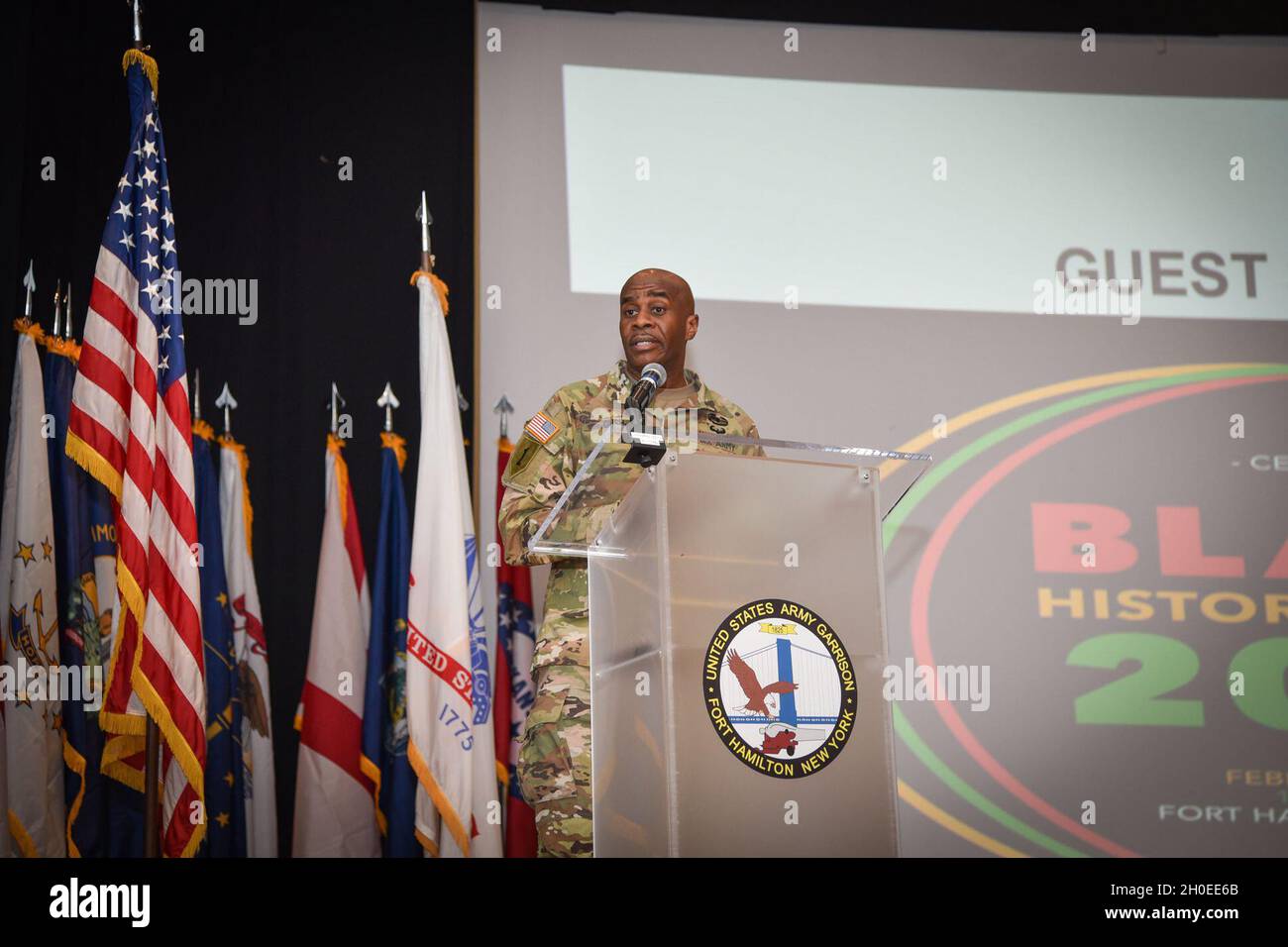 U.S. Army Command Sgt. Maj. Corey K. Cush, 42d Infantry Division Command Sergeant Major and ...