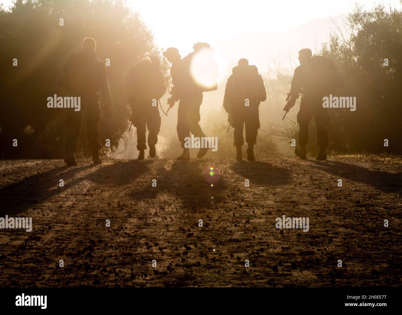 U.S. Marines with Alpha Company, Infantry Training Battalion, School of ...